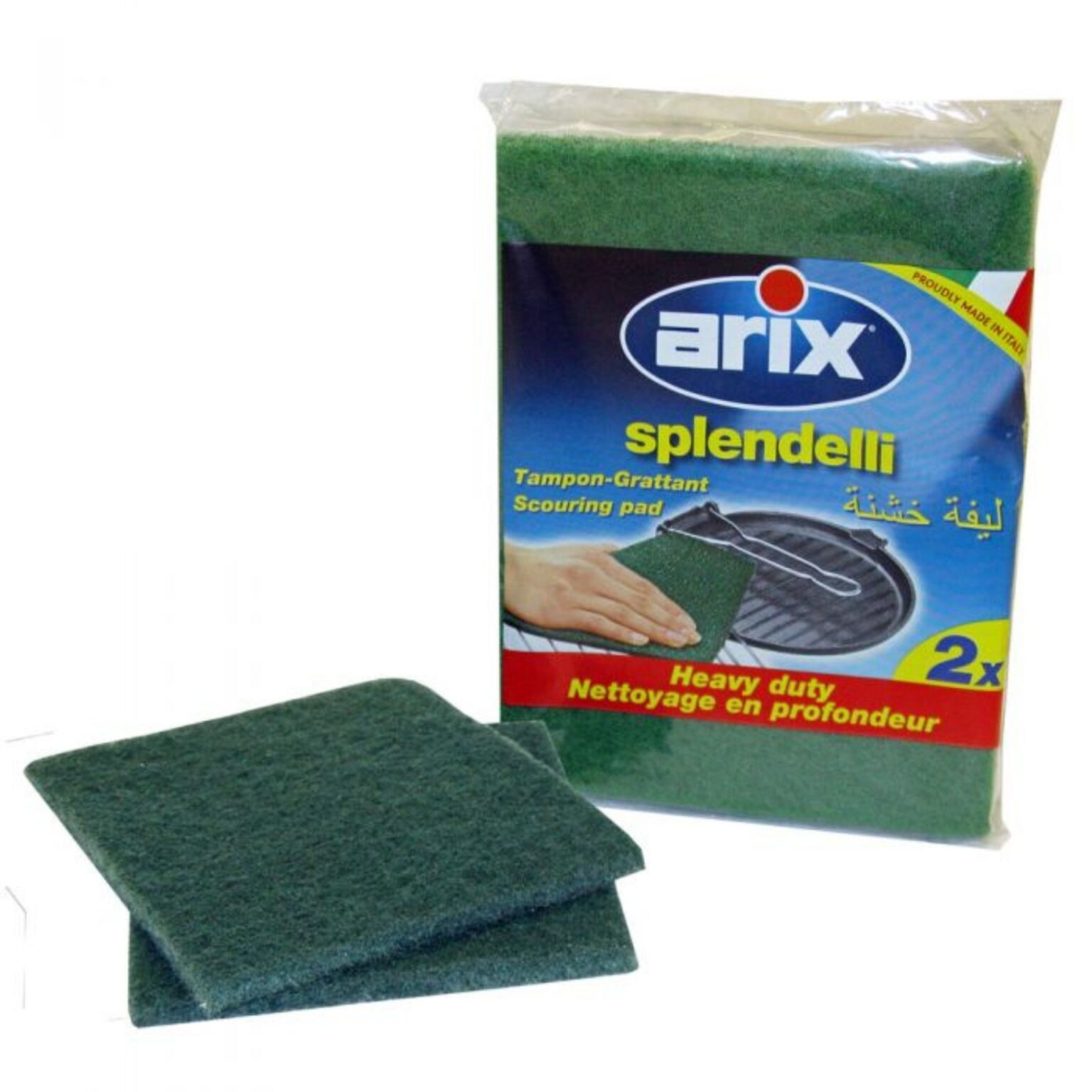 ÉPONGE A RÉCURER JUMBO 8+2 PCS "ARIX" 36/C - TECMECA SARL